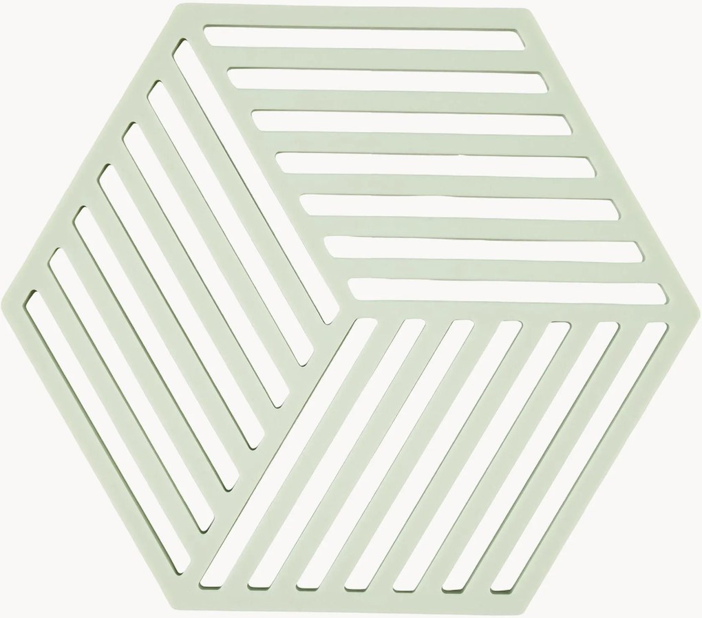Sada silikonových podtácků Hexagon, 6 dílů