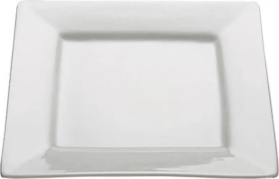 XXXLutz MĚLKÝ TALÍŘ White Basic  26/26 cm Maxwell & Williams - Jídelní talíře - 004141033601