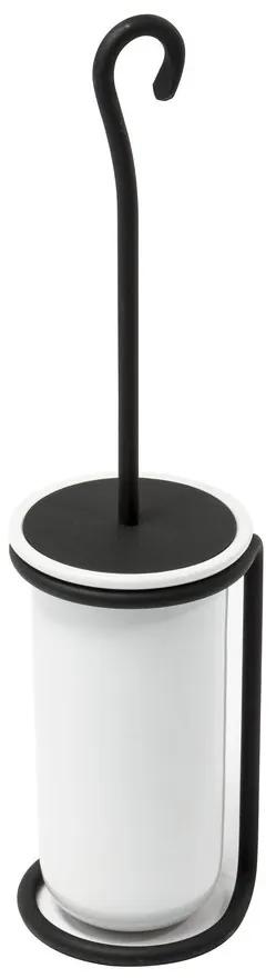 METAFORM REBECCA WC štětka na postavení, keramika, černá mat - CC010