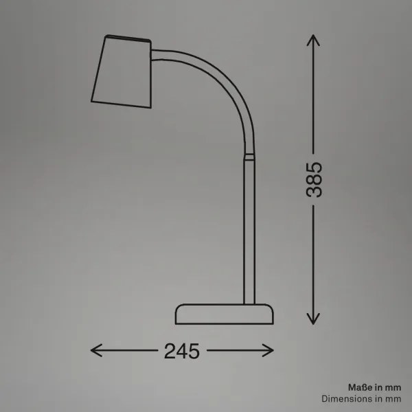 Briloner 7476-011 - Stolní lampa SKRIVA 1xGU10/9W/230V béžová