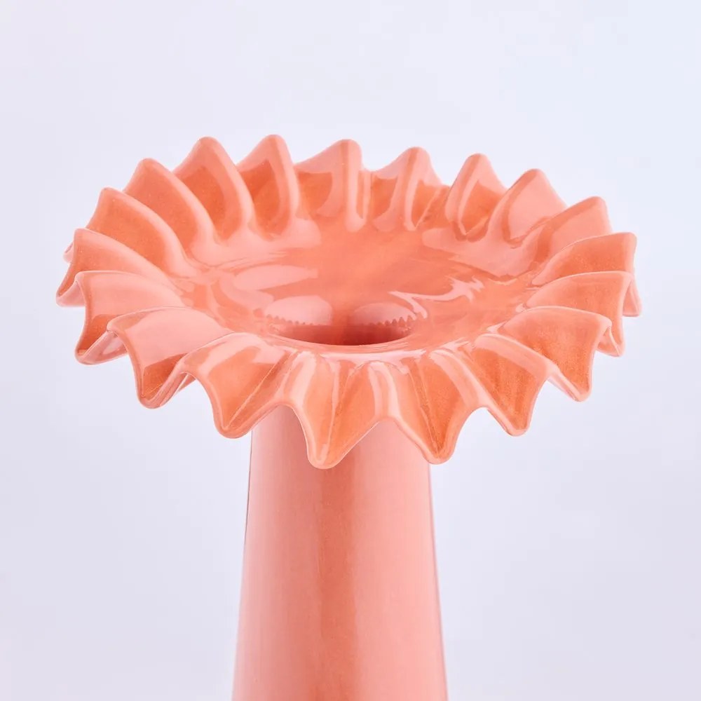 Butlers ANEMONE Váza 26 cm - oranžová