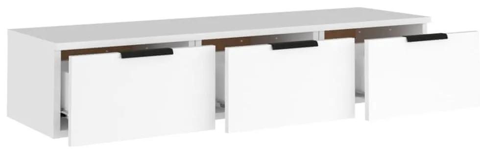 Petromila Nástěnná skříňka bílá 102 x 30 x 20 cm kompozitní dřevo