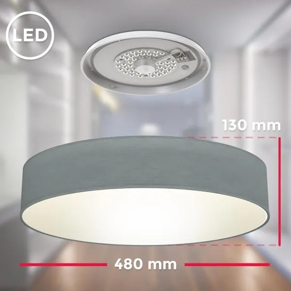 B.K. Licht 1393 - LED Stropní svítidlo LED/20W/230V šedá