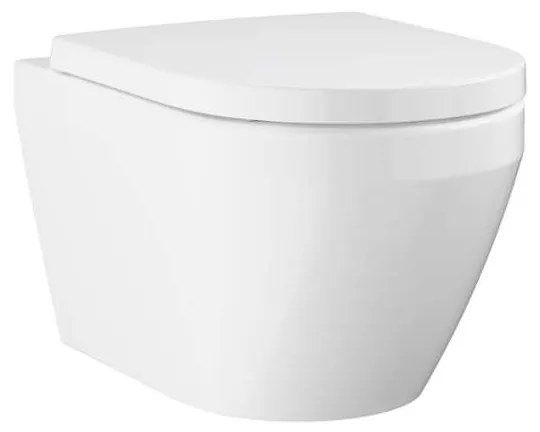 Grohe Euro Ceramic - Závěsné WC se sedátkem Softclose, Rimless, Triple Vortex, alpská bílá 102510SH00