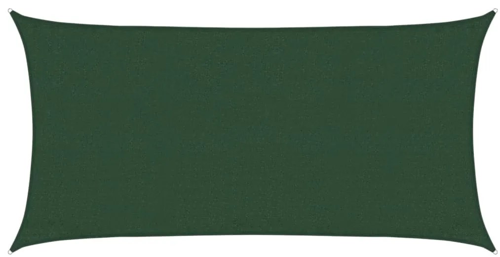 Stínící plachta 160 g/m² tmavě zelená 3 x 6 m HDPE 311460