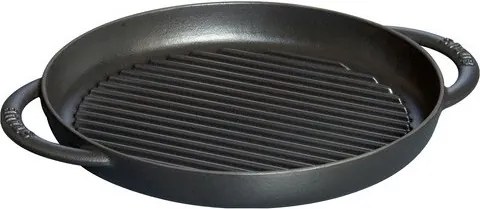 Staub Pánev grilovací kulatá 26 cm - černá