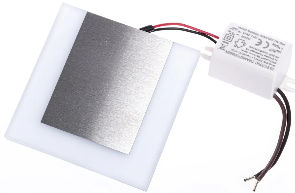 Schodišťové LED svítidlo Capri, 1x LED 0,6w, 6500k, s
