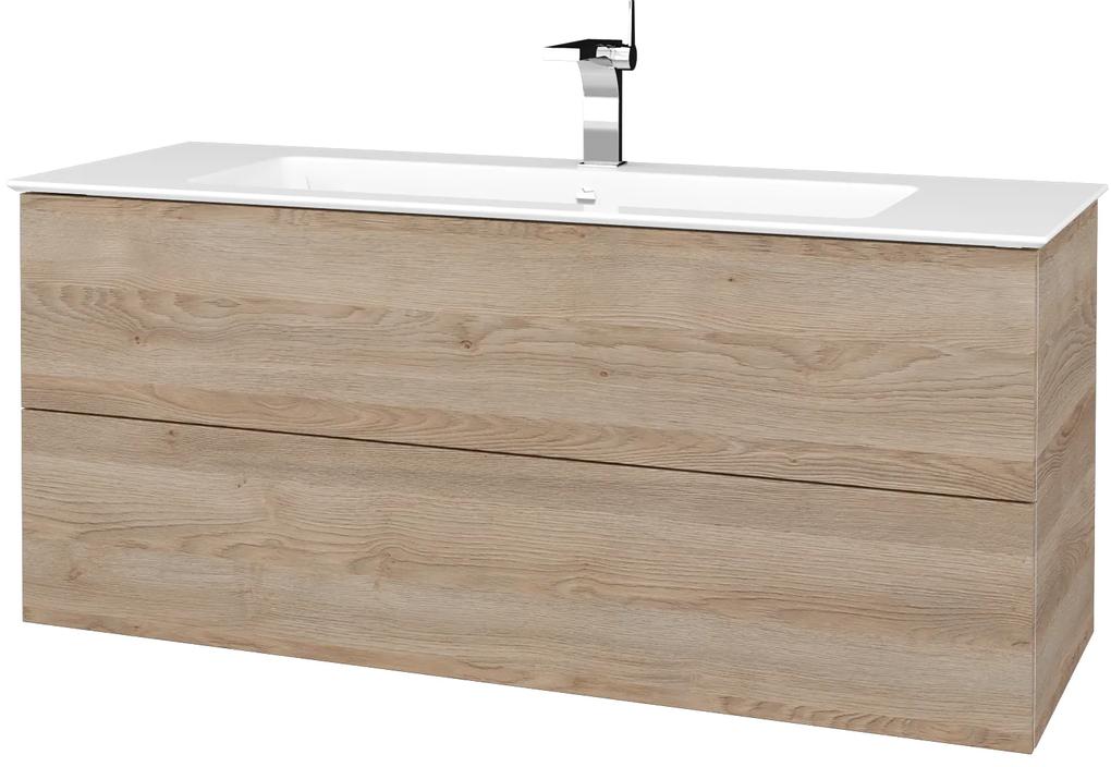 Dřevojas Koupelnová skříň VARIANTE SZZ2 120 (umyvadlo Pura) Varianta: N01 Bílá lesk / M01 Bílá mat