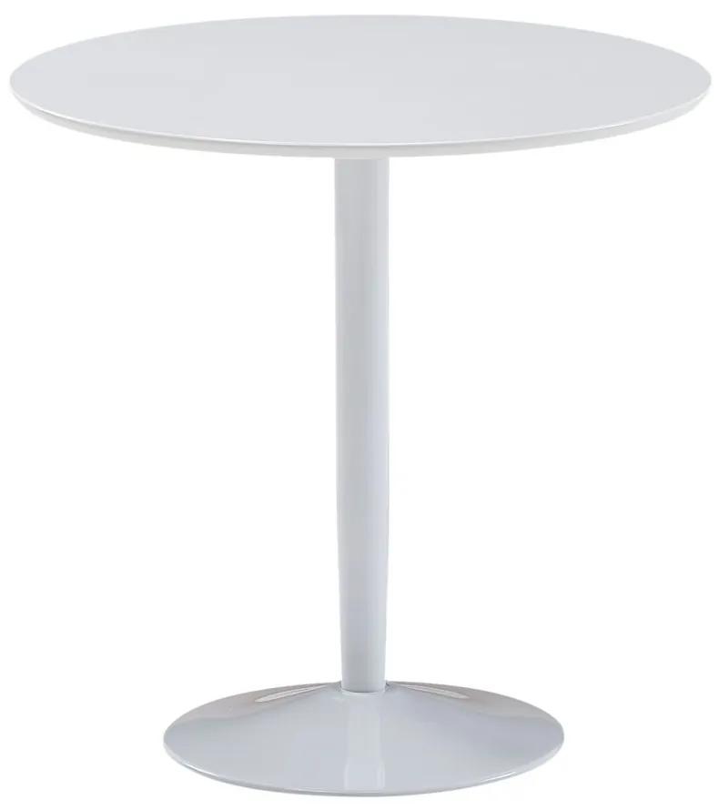 Bruxxi Jídelní stůl Caffe, 75 cm, bílá