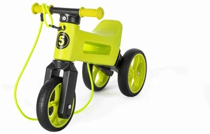 Odrážedlo FUNNY WHEELS Rider SuperSport zelené 2v1, popruh, 25kg