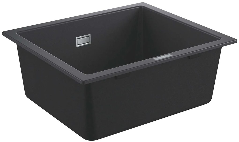 Grohe - Kompozitní dřez K700 s odtokem, 53x46 cm, granitová černá 31654AP0