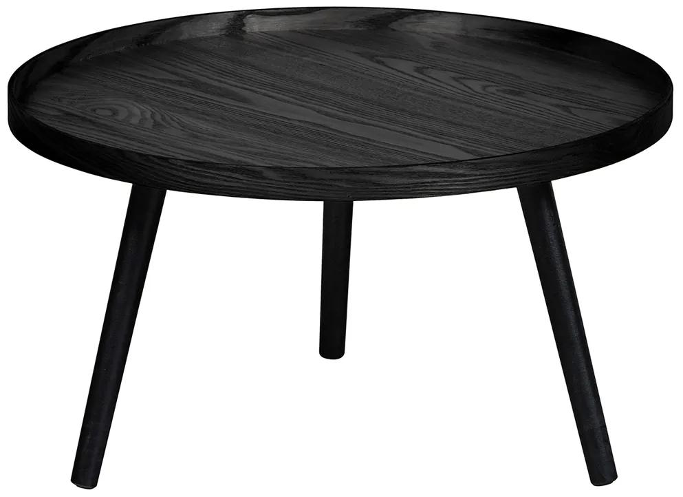 Konferenční stolek mesa l ø 60 x 34 cm černý MUZZA