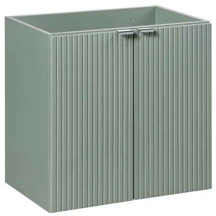 Koupelnová skříňka LINE zelená 82-60-2D, pod umyvadlo 60 umyvadlo NE