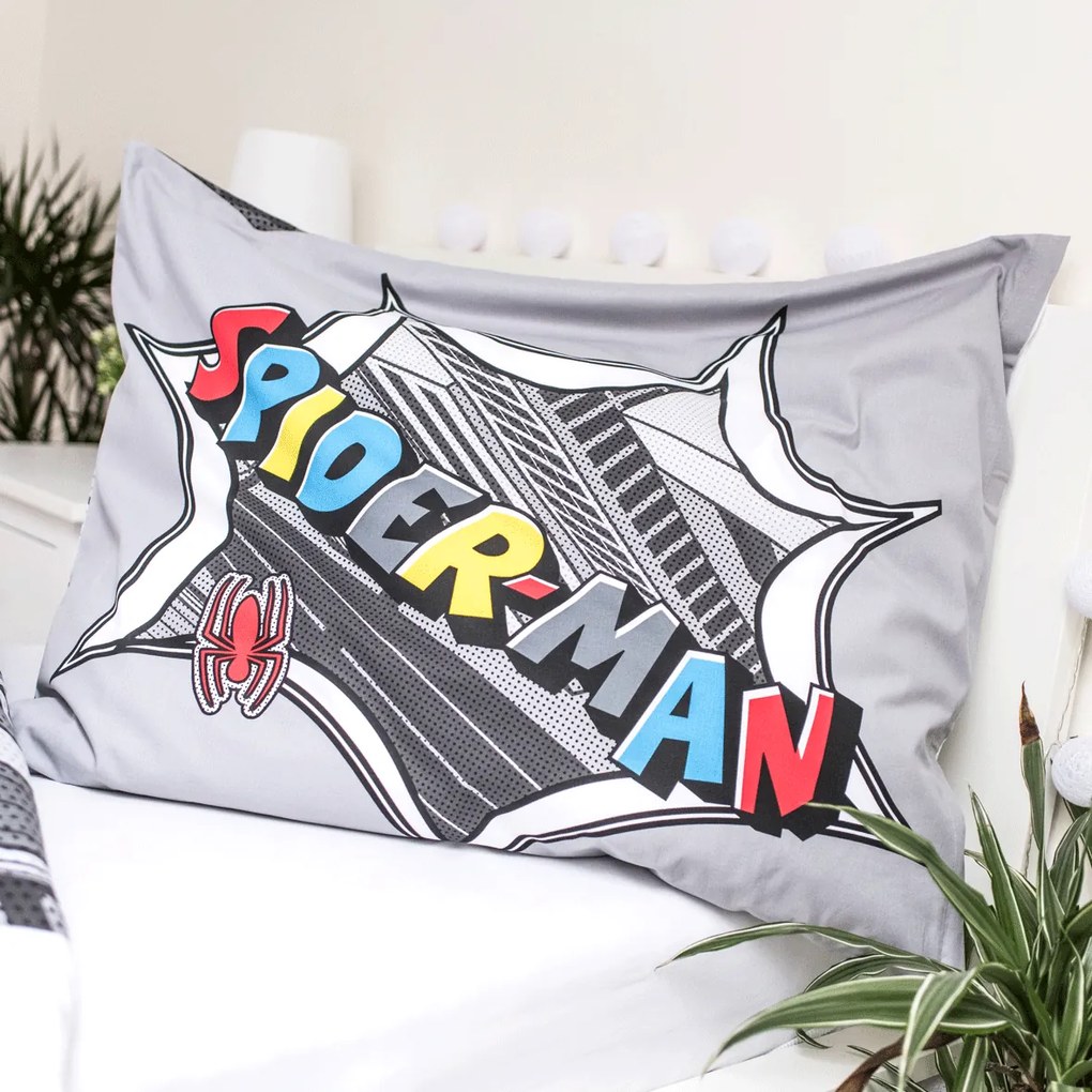 Jerry Fabrics Bavlněné povlečení 140x200 + 70x90 cm - Spider-man "Pop"