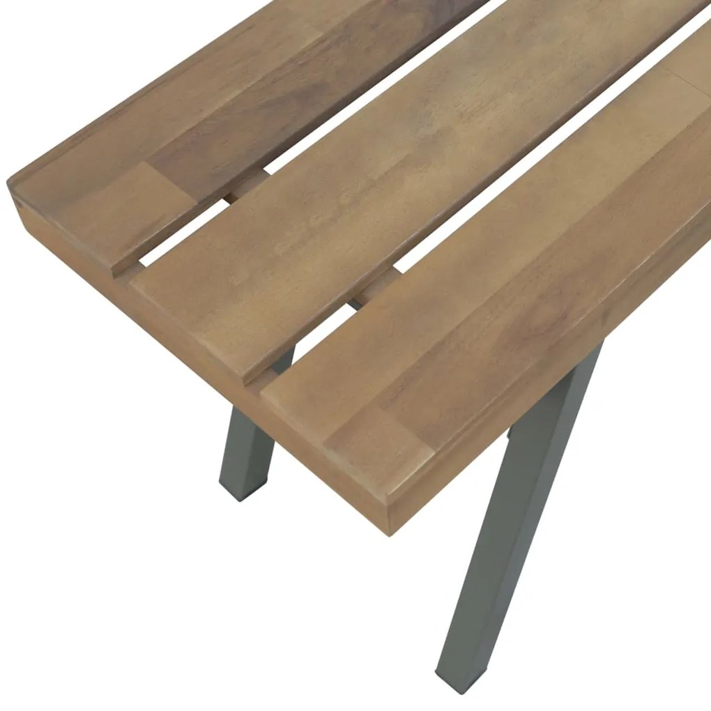 Zahradní Lavice 120 Cm Masivní Akáciové Dřevo