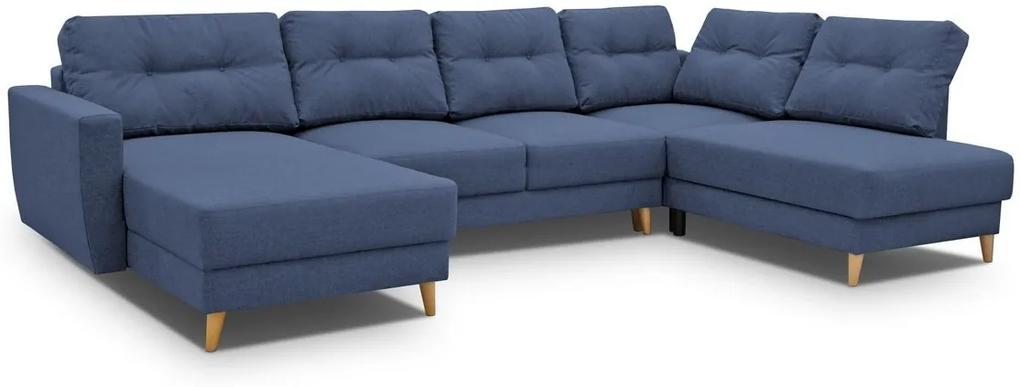 Casarredo - Komfort nábytek Rozkládací sedací souprava do U OLAF s úložným prostorem, výběr látek SK1 | potah: berlin new 04
