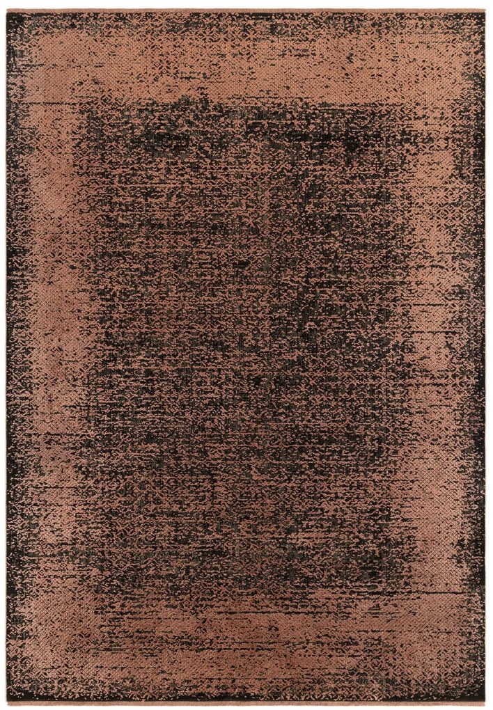 Tribeca Design Kusový koberec Trigger Terracotta Black Rozměry: 120x170 cm