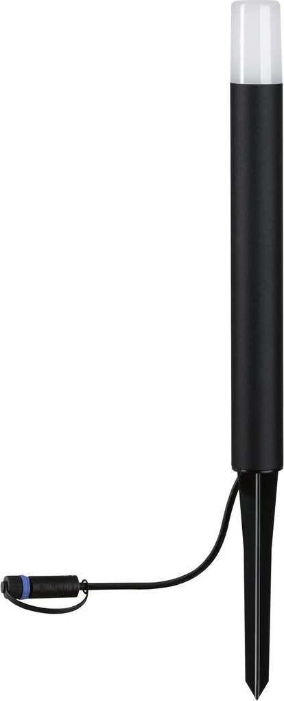 P 94536 Plug & Shine stojací svítidlo Flarea 400mm IP65 3,6W 3.000K černá - PAULMANN