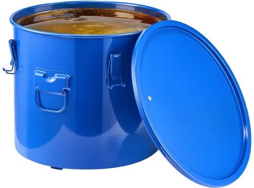 Nádoba na fritovací olej 37,8 l s víkem a filtračním sáčkem