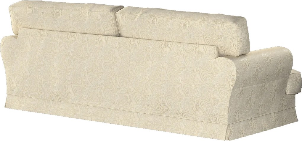 Potah na pohovku IKEA Ekeskog rozkládací barva béžová látka lesklé, pletený vzor, vzorované