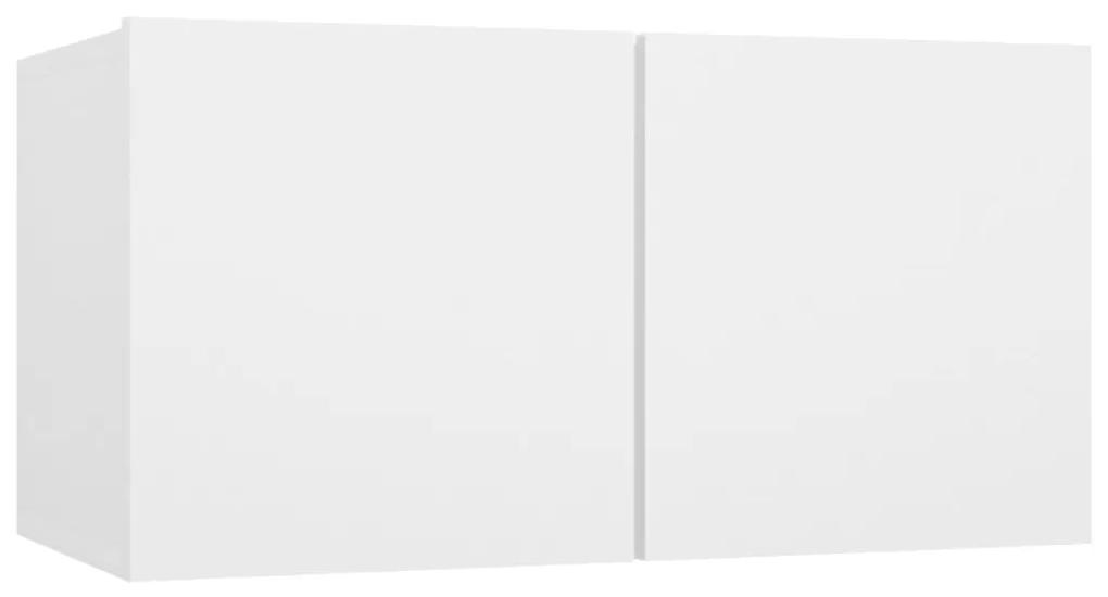 vidaXL Závěsné TV skříňky 2 ks bílé 60x30x30 cm