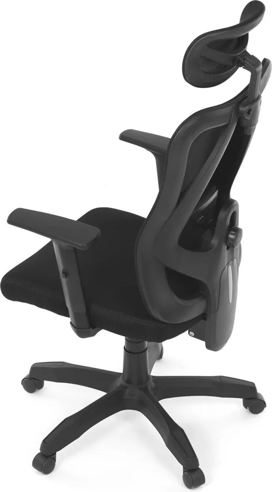 Ergonomická kancelářská židle ORVIN - černá síťovina