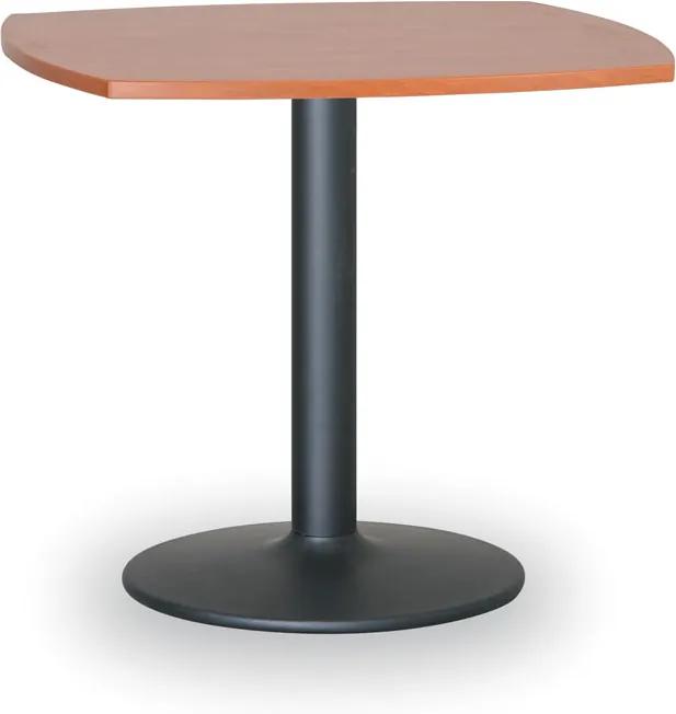 B2B Partner Konferenční stolek Zeus II, 660 x 600 mm, černá podnož, deska calvados