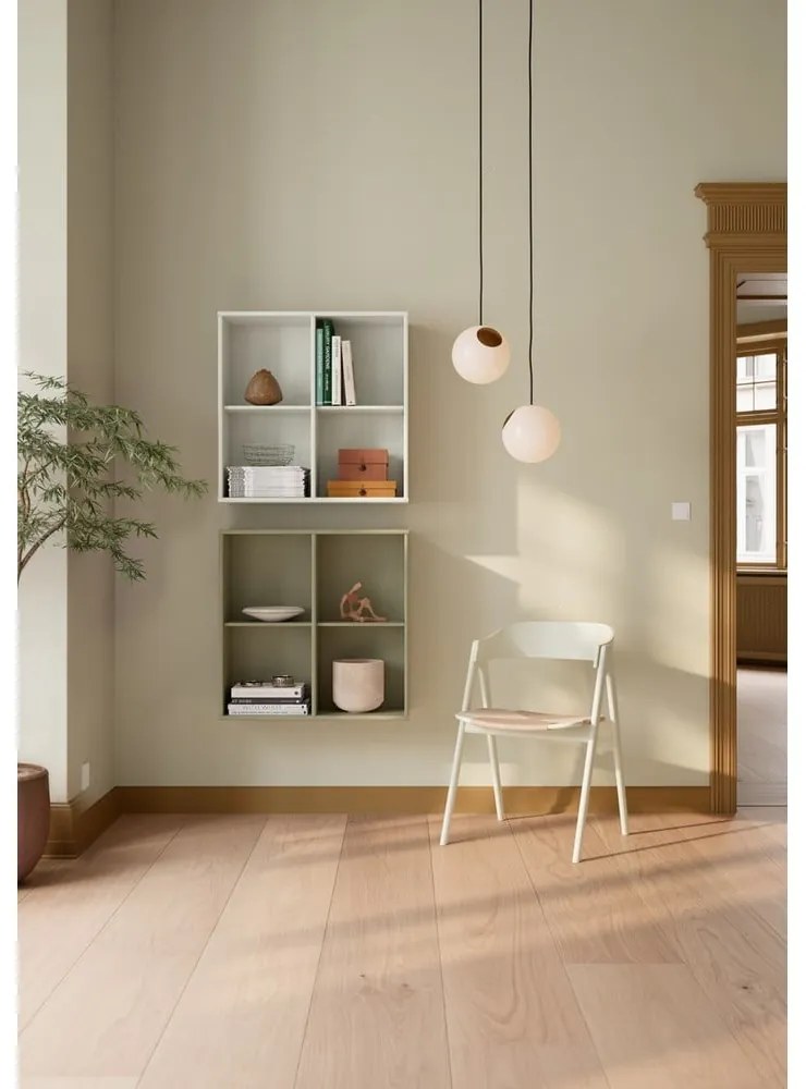 Khaki závěsná knihovna 70x70x27 cm Mistral – Hammel Furniture