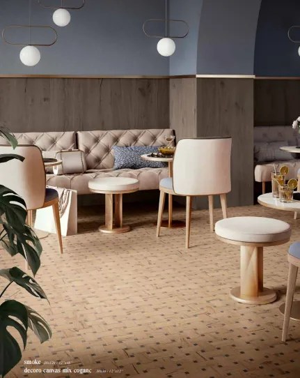 Dlažba Bottega Tiles Feelwood Smoke 20x120 Nat. Rett. (B71033)