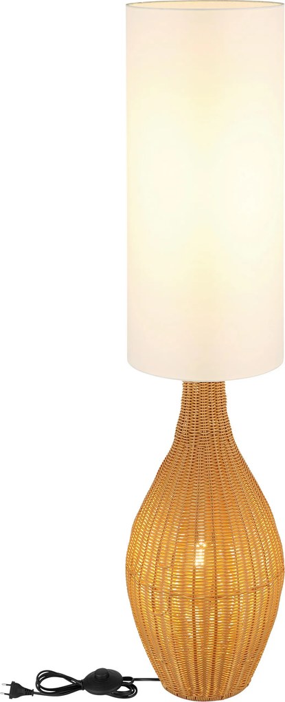 XXXLutz STOJACÍ LAMPA, 27/125 cm Novel - Online Only svítidla - 0081811061