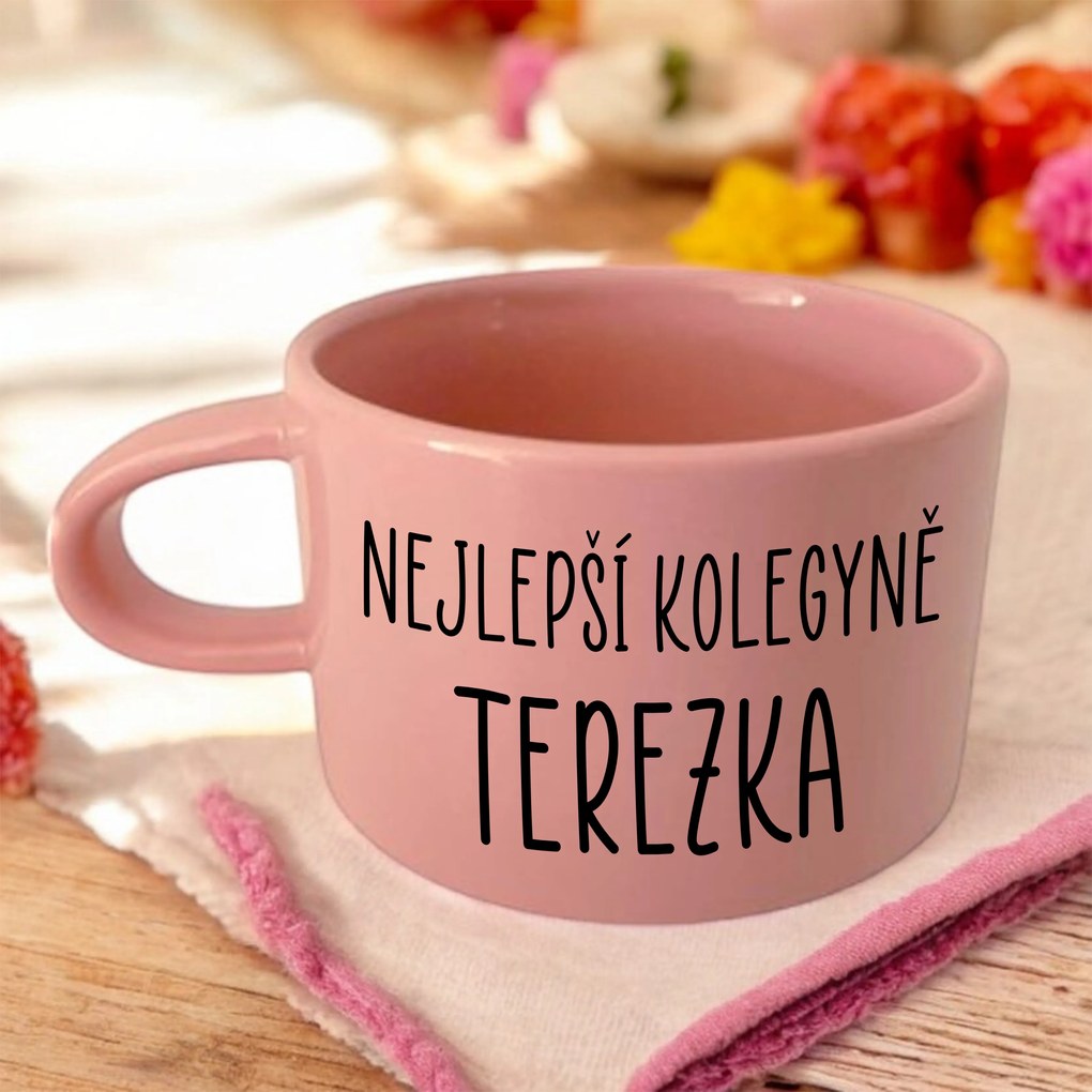 Hrnek makronka s vlastním textem