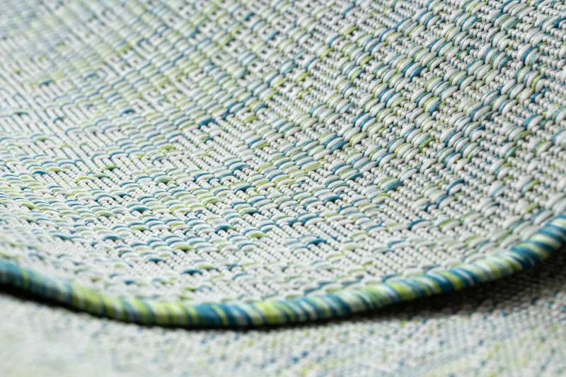 Dywany Łuszczów Kusový koberec Sion Sisal Aztec 22184 green/blue/ecru ROZMĚR: 180x270