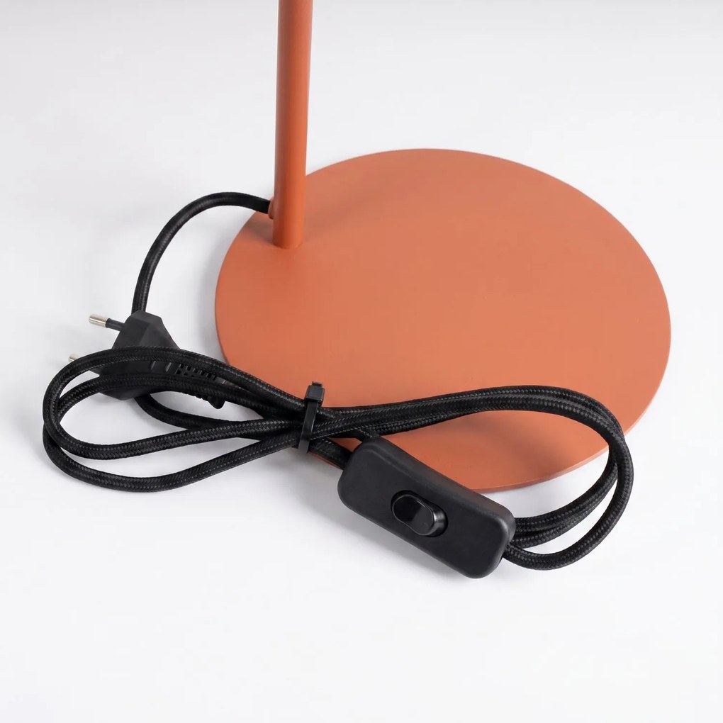 Sollux Lighting Stolní lampa NOX okrově červená
