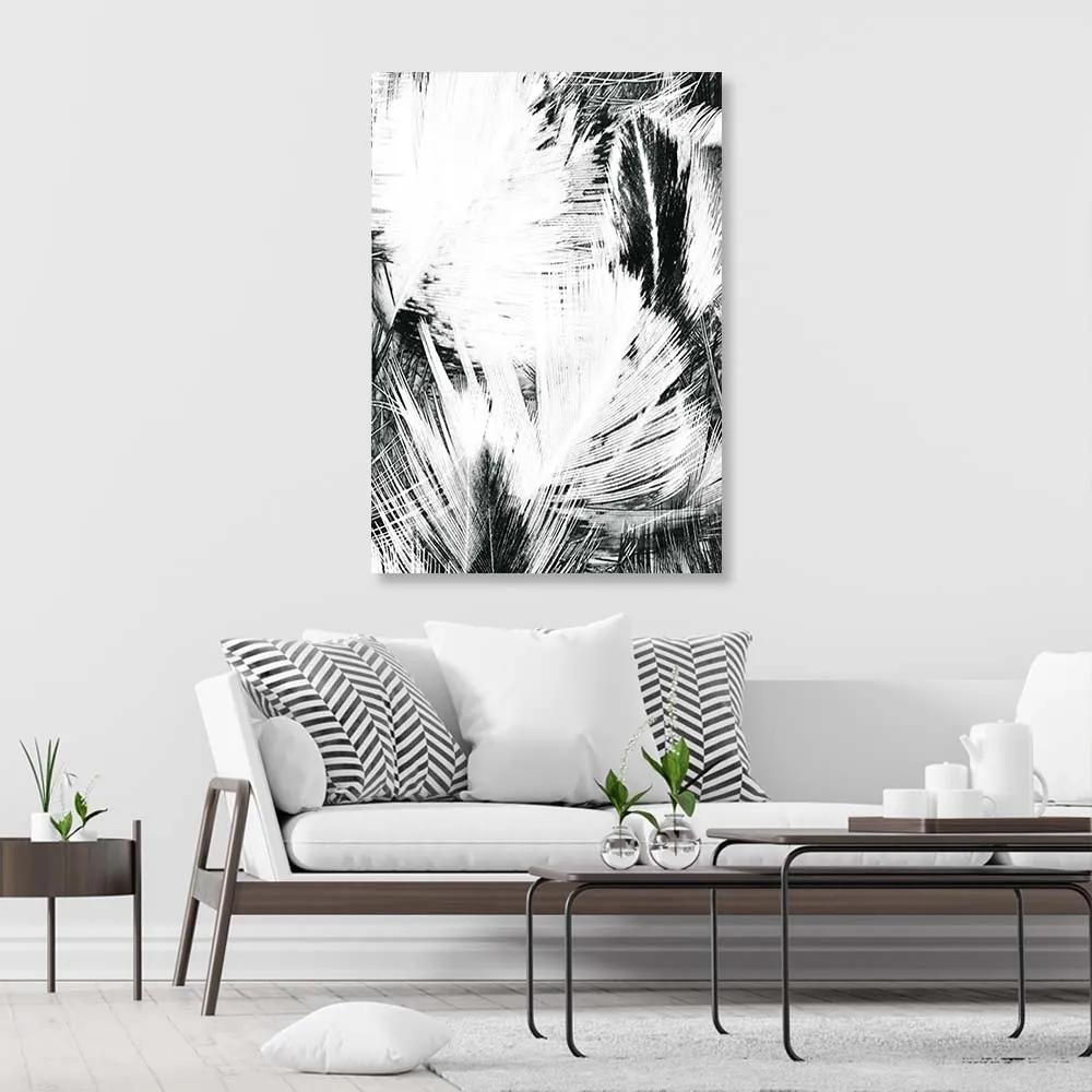 Gario Obraz na plátně Černobílá abstrakce Rozměry: 40 x 60 cm