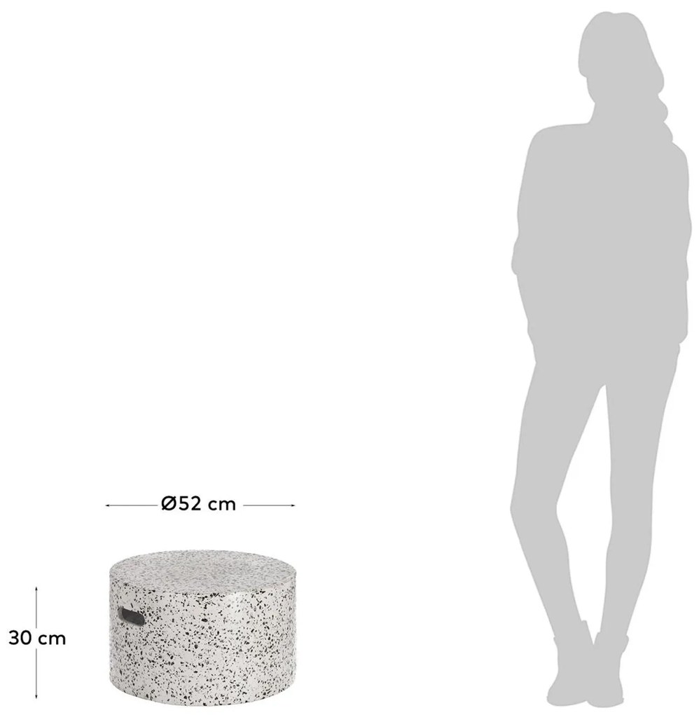 Odkládací stolek nelle ø 52 cm MUZZA