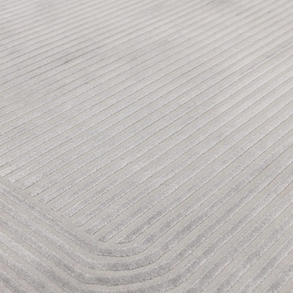 Tribeca Design Kusový koberec Zoom Shape Silver Grey Rozměry: 120x170 cm