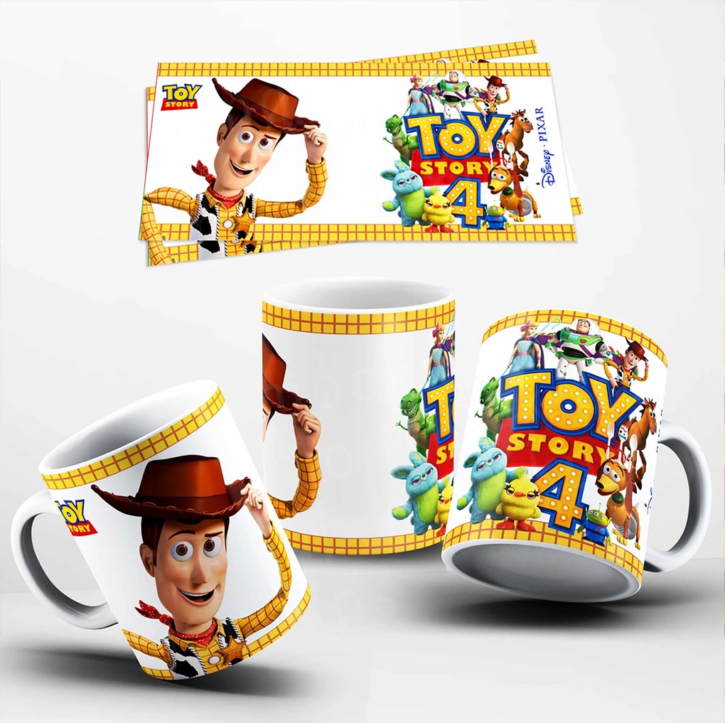 Hrneček s motivem-  Toy Story 1 Varianta:: Magický hrnek- 330 ml