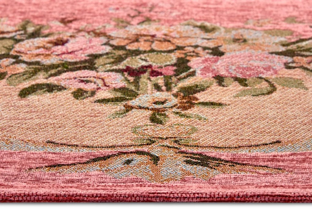 Hanse Home, Kusový koberec Gobelin 105863 Pink Cream, 60x90, růžová, ložnice