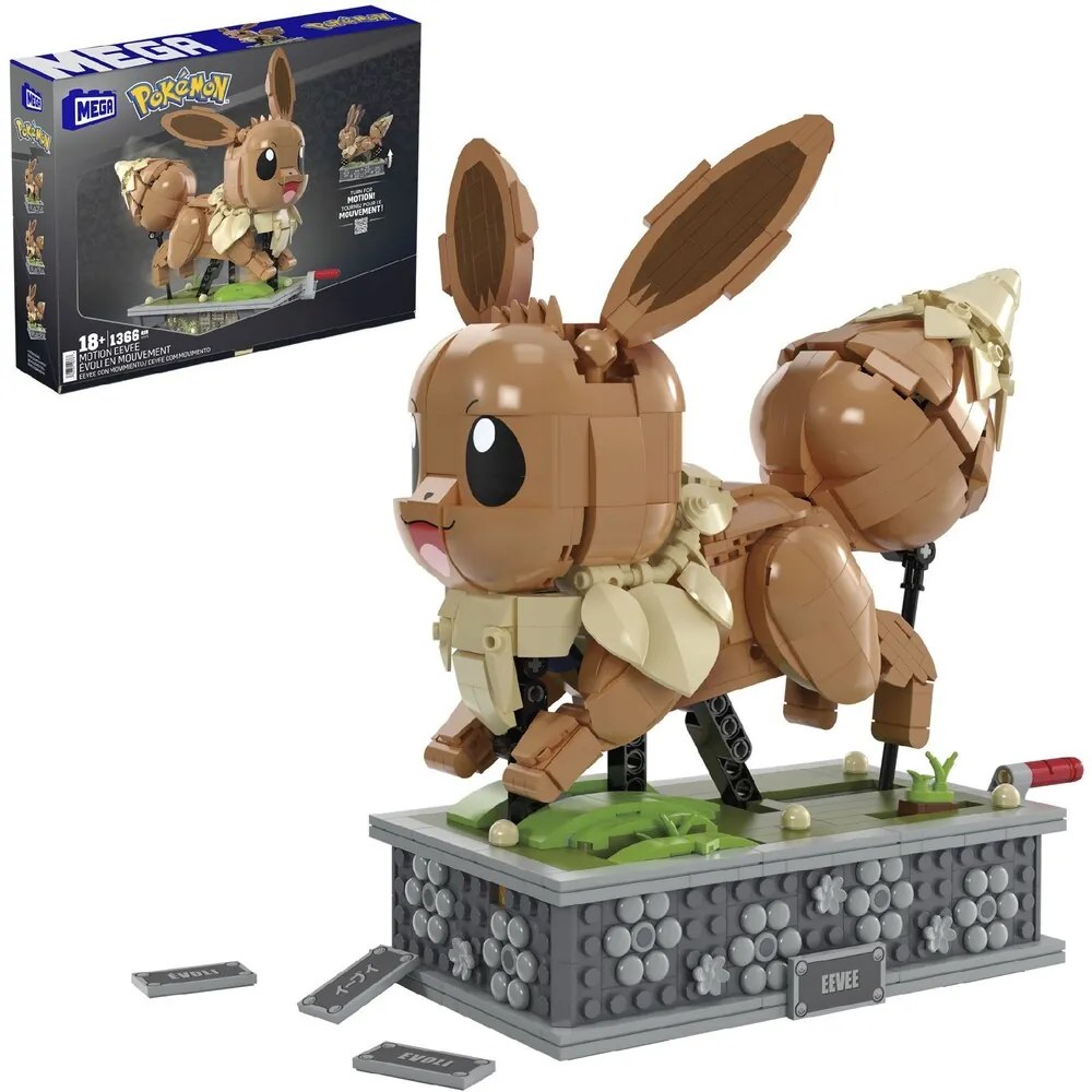 Mega pokémon pohyblivá figurka eevee