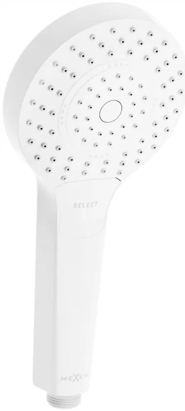 Mexen příslušenství - ruční sprchový set Oval R-05, 3-funkce, bílá, 785056052-20