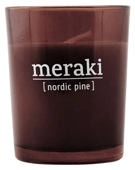 Vonná svíčka Nordic pine 6,7 cm Meraki