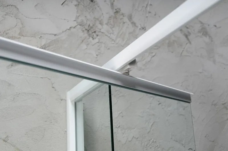 Aqualine, AMICO sprchové dveře výklopné 1040-1220x1850mm, čiré sklo, G100