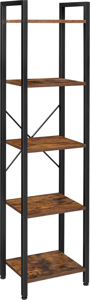 XXXLutz REGÁL, hnědá, černá, 39,6/154/30 cm Boxxx - Online Only regály & police - 002543007010