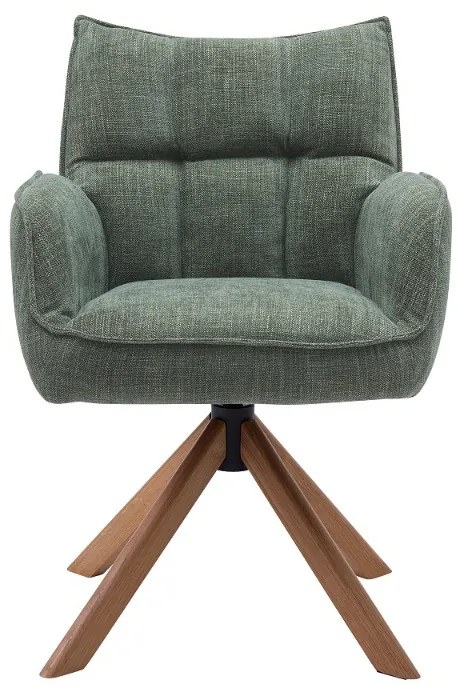 Designová otočná židle Callahan II lesnická zelená