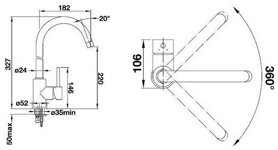 Baterie Blanco Mida, hnědá