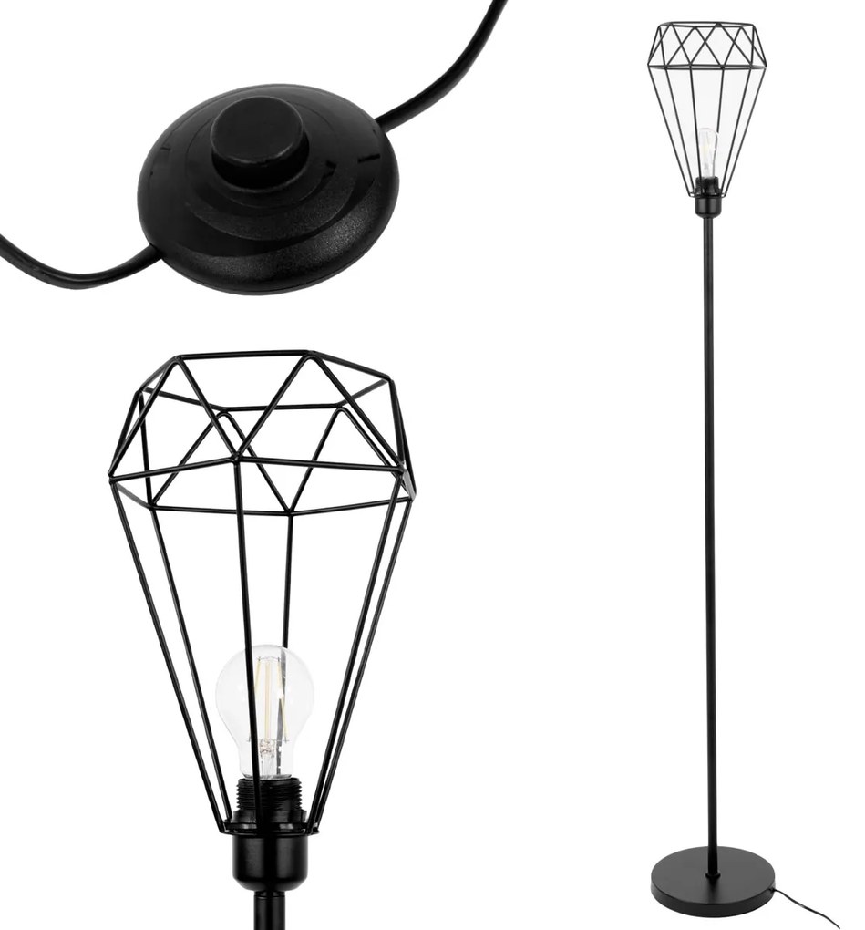 Stojací lampa Reno APP537-1F černá