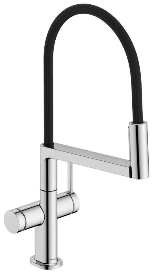 Hansgrohe Talis Select M54 PowderSpray - Dřezová baterie s flexibilním ramenem a sprškou, EcoSmart, chrom 72861000