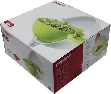 Guzzini SPINDRAIN zelená / Cedník s mísou / Polypropylen