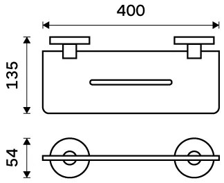 Nimco Police, 40 cm IXI UNIX ČERNÁ - UNC X440-90