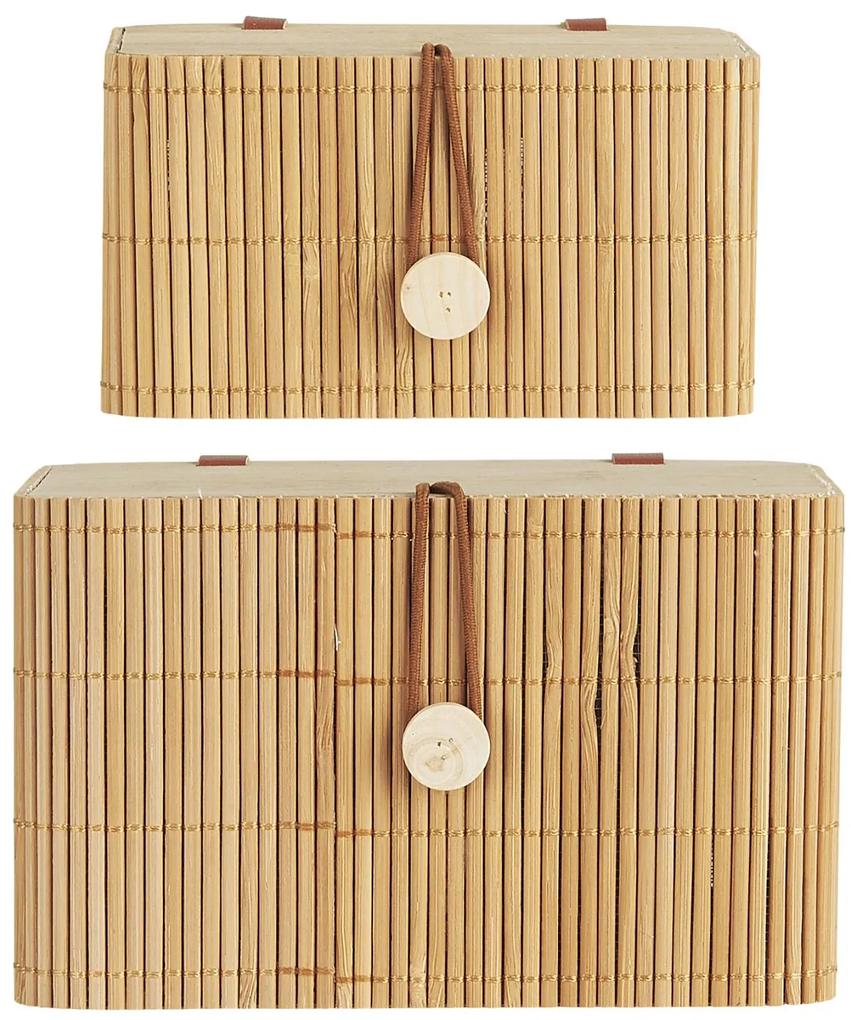 IB Laursen Sada 2 krabic s bambusovým víkem